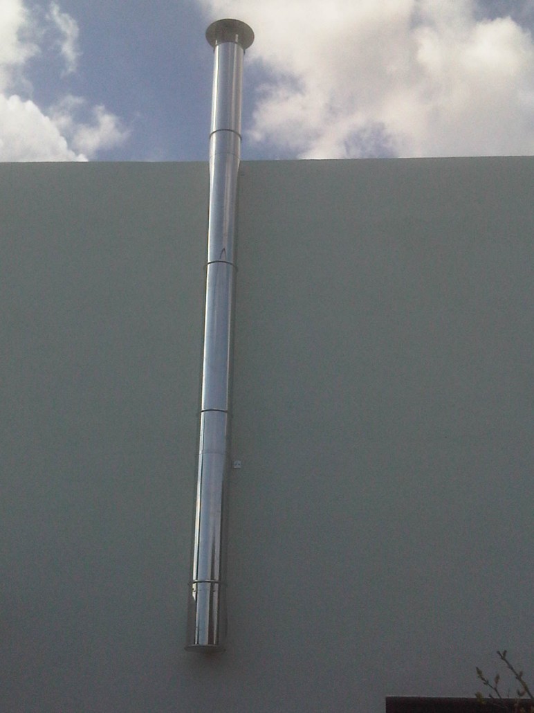 Conduit façade inox-inox Vence 1 – Cheminée Alpes-Maritimes | Cheminées ...